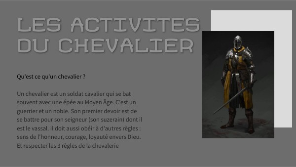 Information Sur Les Chevalier | Pourquoi Les Chevaliers Étaient ...