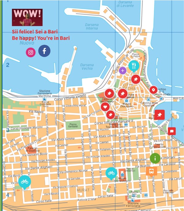 Mappa Bari Vecchia