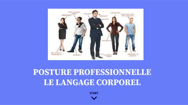LA POSTURE PROFESSIONELLE