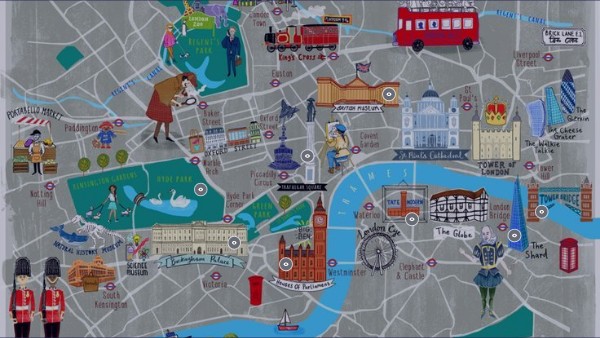 RECAP interactive map London monuments