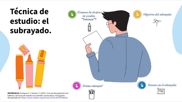 TÉCNICA DE ESTUDIO: SUBRAYADO