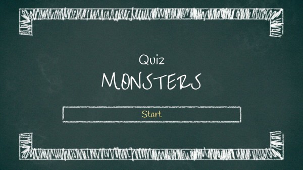 Monster Quiz