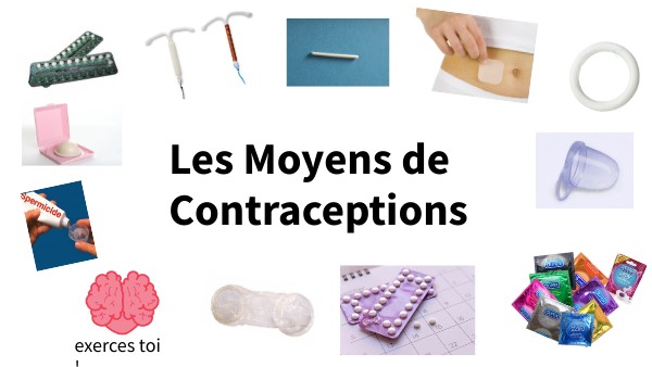 Les moyens de contraceptions