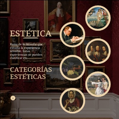 INFOGRAFÍA CATEGORÍAS ESTÉTICAS