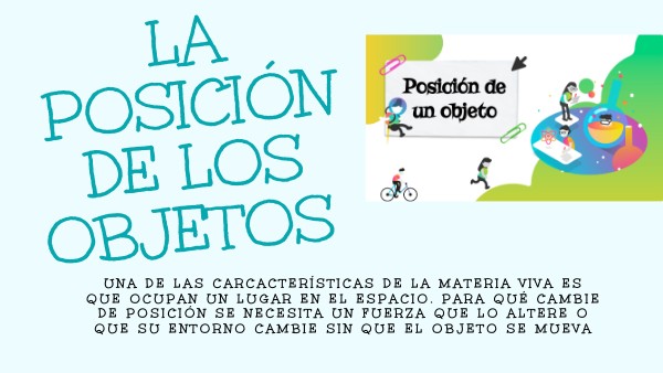 POSICIÓN DE LOS OBJETOS
