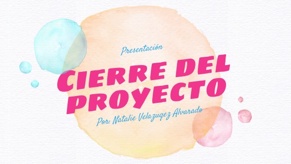 cierre de proyecto