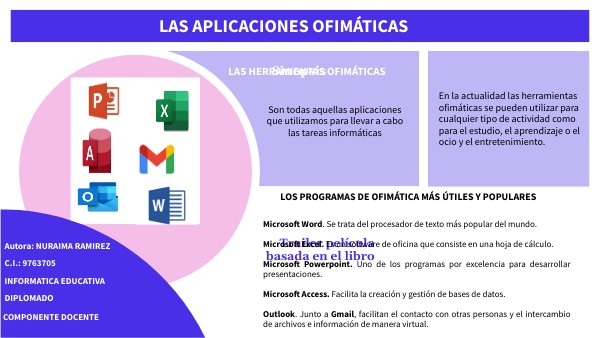 APLICACIONES OFIMATICAS