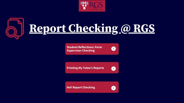 Report Checking