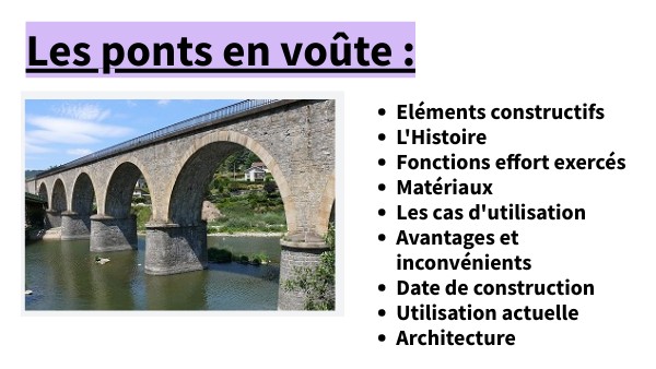 Pont à voûte
