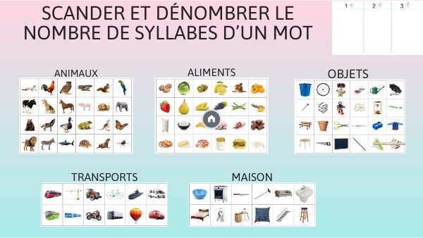 Scander les syllabes