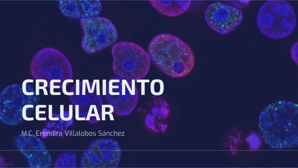 CRECIMIENTO CELULAR