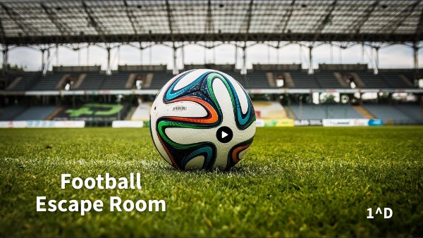 FOOTBALL ESCAPE ROOM