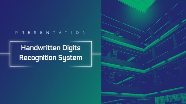Handwritten Digits Recognition System 