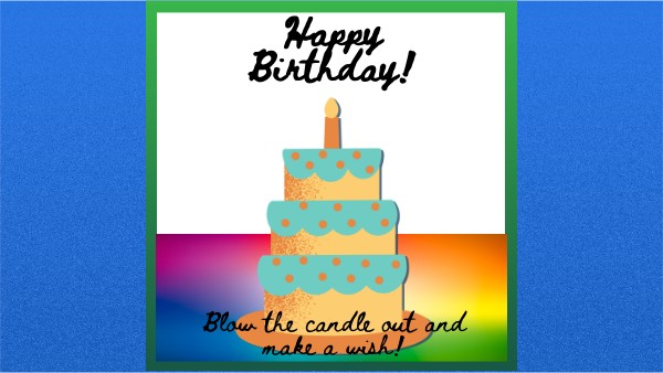 Student Birthday Card