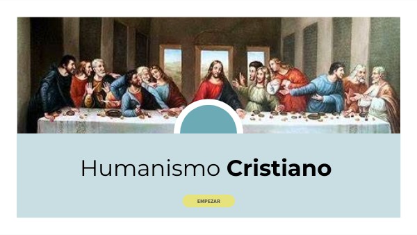 PROYECTO HUMANISMO CRISTIANO