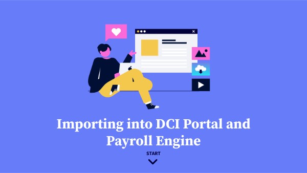 Importing into DCI Portal and Payroll Engine