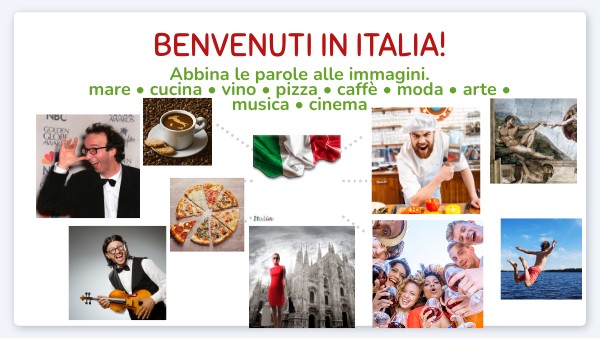 BENVENUTI IN ITALIA