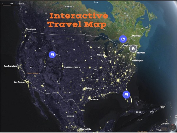Interactive Travel Map