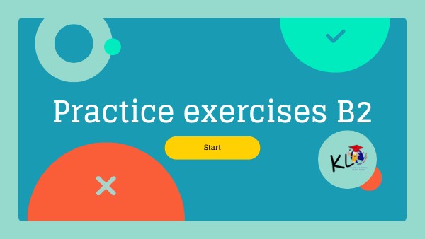 Practice exercises B2