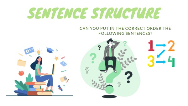 Sentence Structure Wordwall
