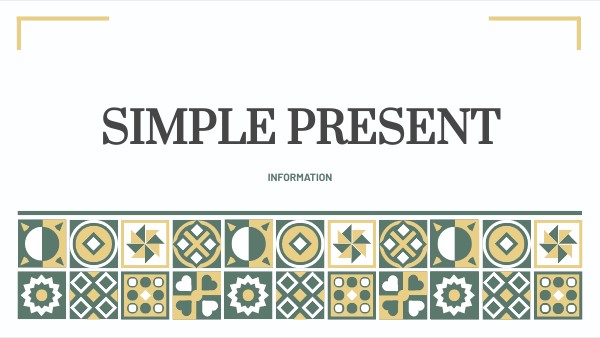 PRESENT SIMPLE CHART WITH EXAMPLES