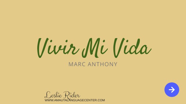 Vivir mi vida-Marc Anthony