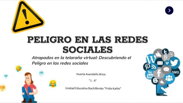PELIGRO EN LAS REDES SOCIALES