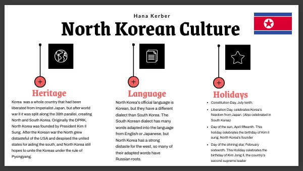 North Korean Culture (Print out)