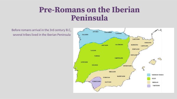 PRE-ROMANS ON THE IBERIAN PENINSULA