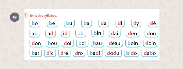 Lecture son [b] et [d]