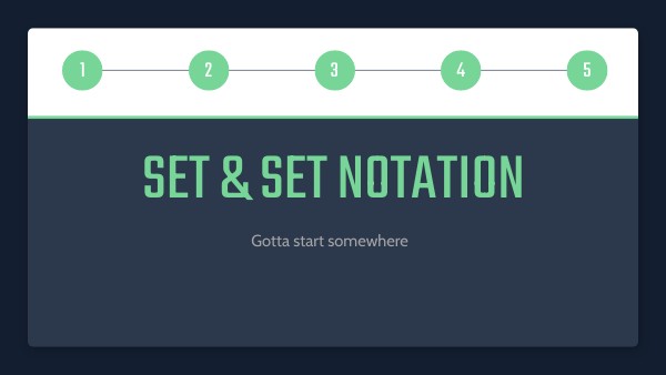 Set & set notation