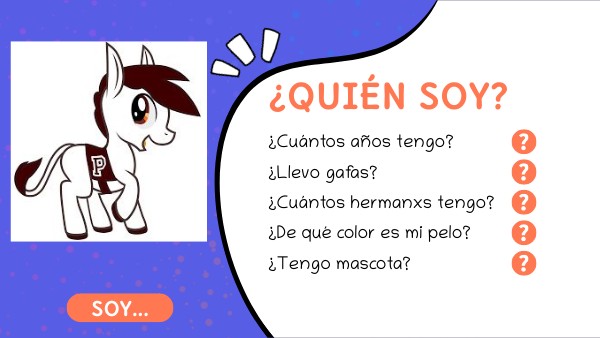 TARJETA ¿QUIÉN SOY?