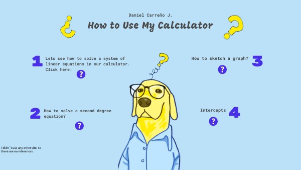 How to use the calculator