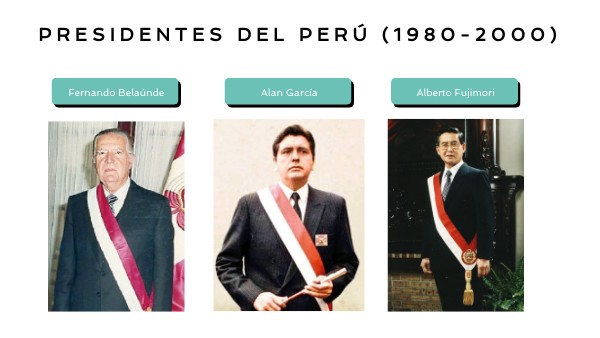 Presidentes del Perú (1980-2000) - Paredes