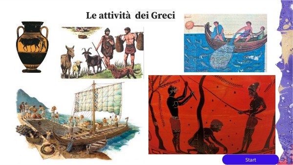 Attività, colonie greche e cultura greca