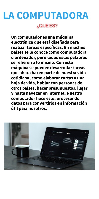 la computadora