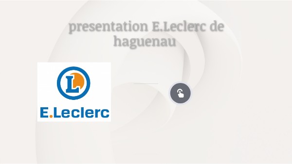 présentation leclerc