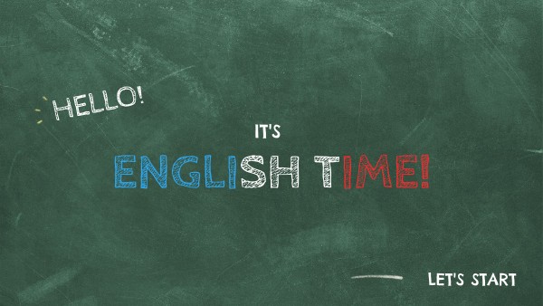 IT'S ENGLIHS TIME