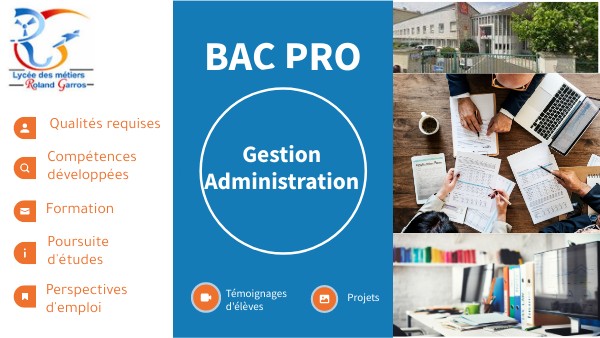 Référentiel Ga Bac Pro: Bac Pro Gestion Administration – UMMLR
