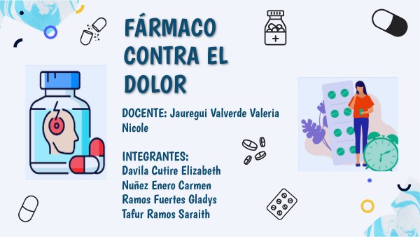 FARMACOS PARA EL DOLOR