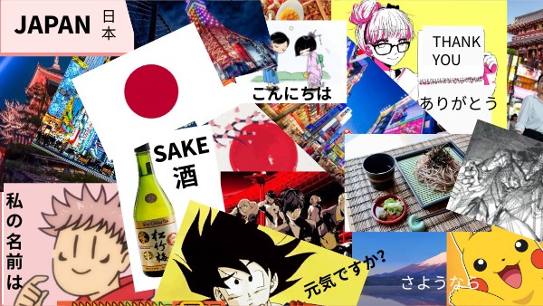 Japan collage