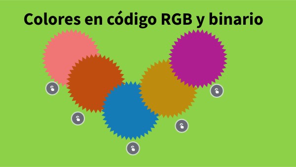 Colores en código RGB y binario