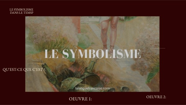 Le symbolisme