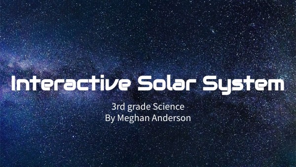Solar System Interactive image