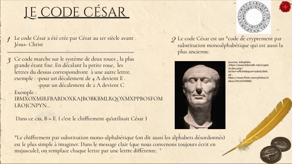 code césar avec florian