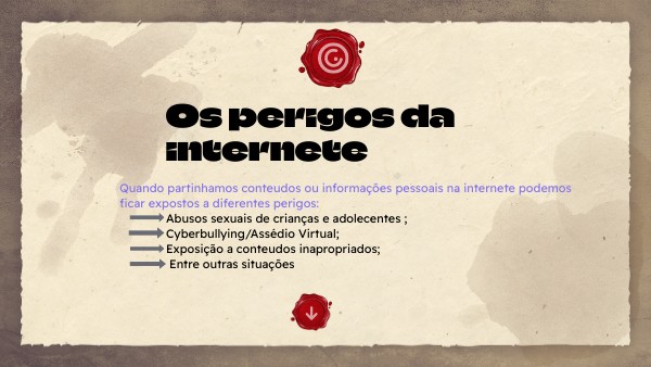 os perigos da internet