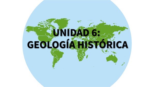 Geología histórica (1 BACH)