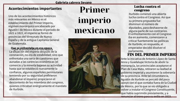 Primer imperio Mexicano