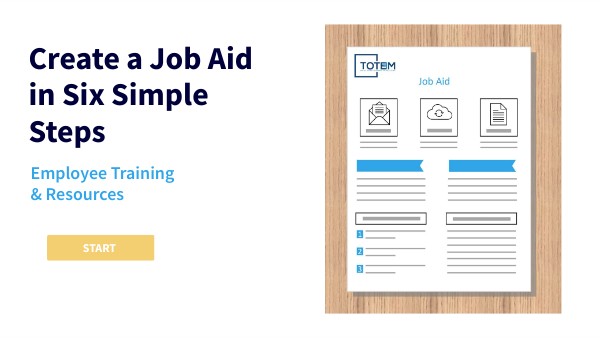 Create a Job Aid in Six Simple Steps