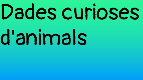 ANIMALES